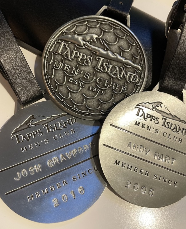 Men's club bag tags